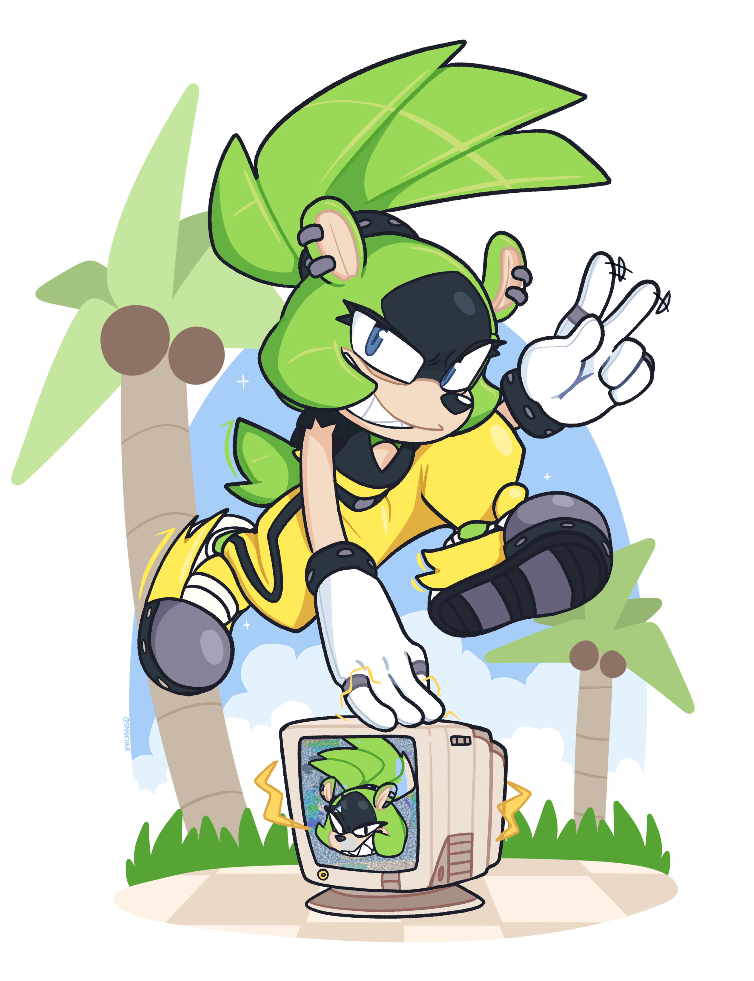 SpadeTale: "Surge the Tenrec! Been wanting to draw her for a…" - Chitter